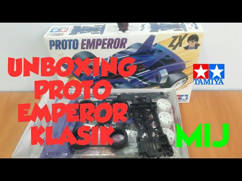 Tamiya Mini 4WD | Proto Emperor ZX [Unboxing Tamiya Classic] - YouTube