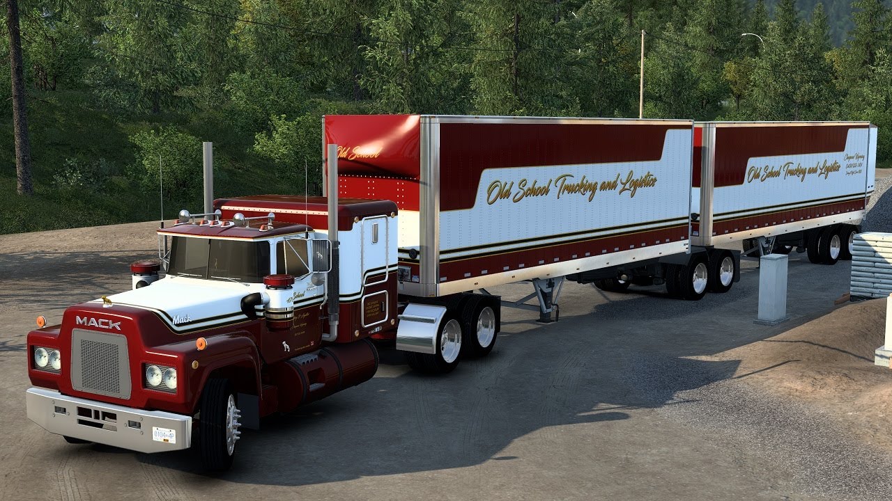 ATS Mack R700 Run from Lillooet to Hope BC - YouTube