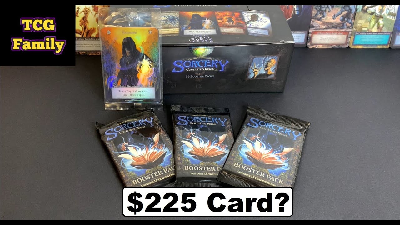 $225 Card?? Sorcery TCG: Box Topper + Last 3 Kickstarter Packs! - YouTube