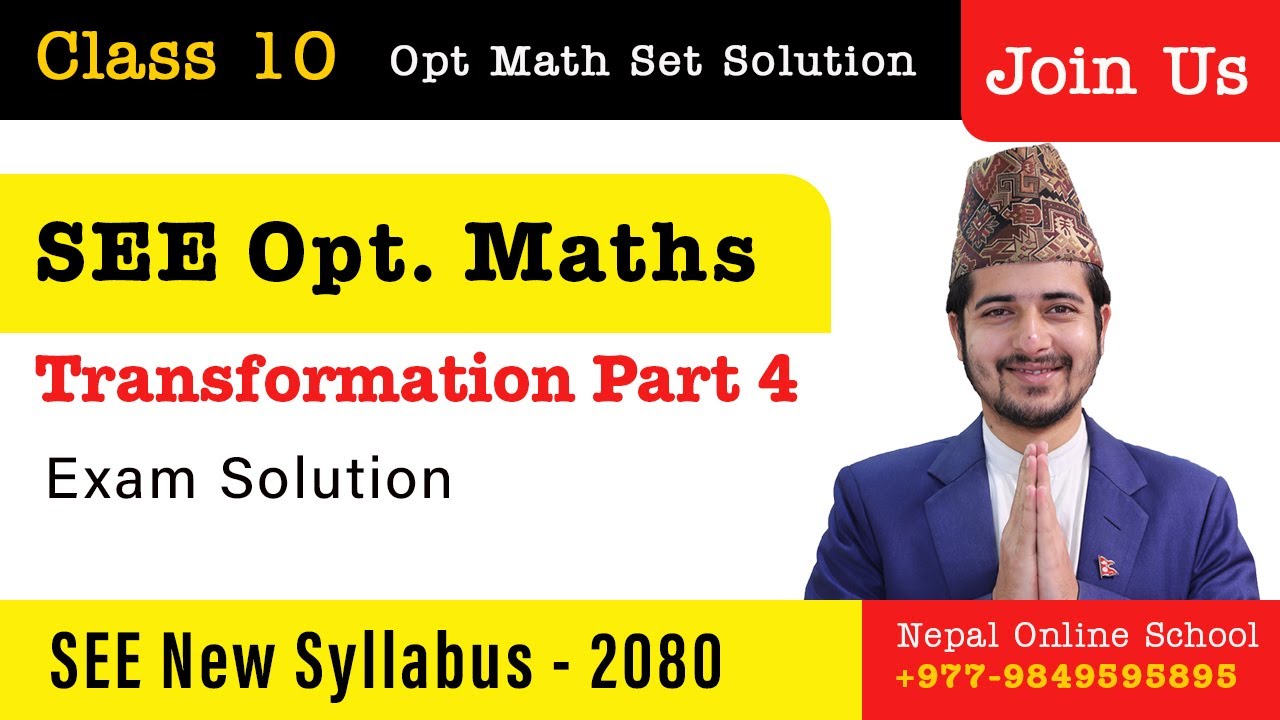 Day 11 Class 10 Opt Math | Transformation part 4 | Class 10 Opt Math ...