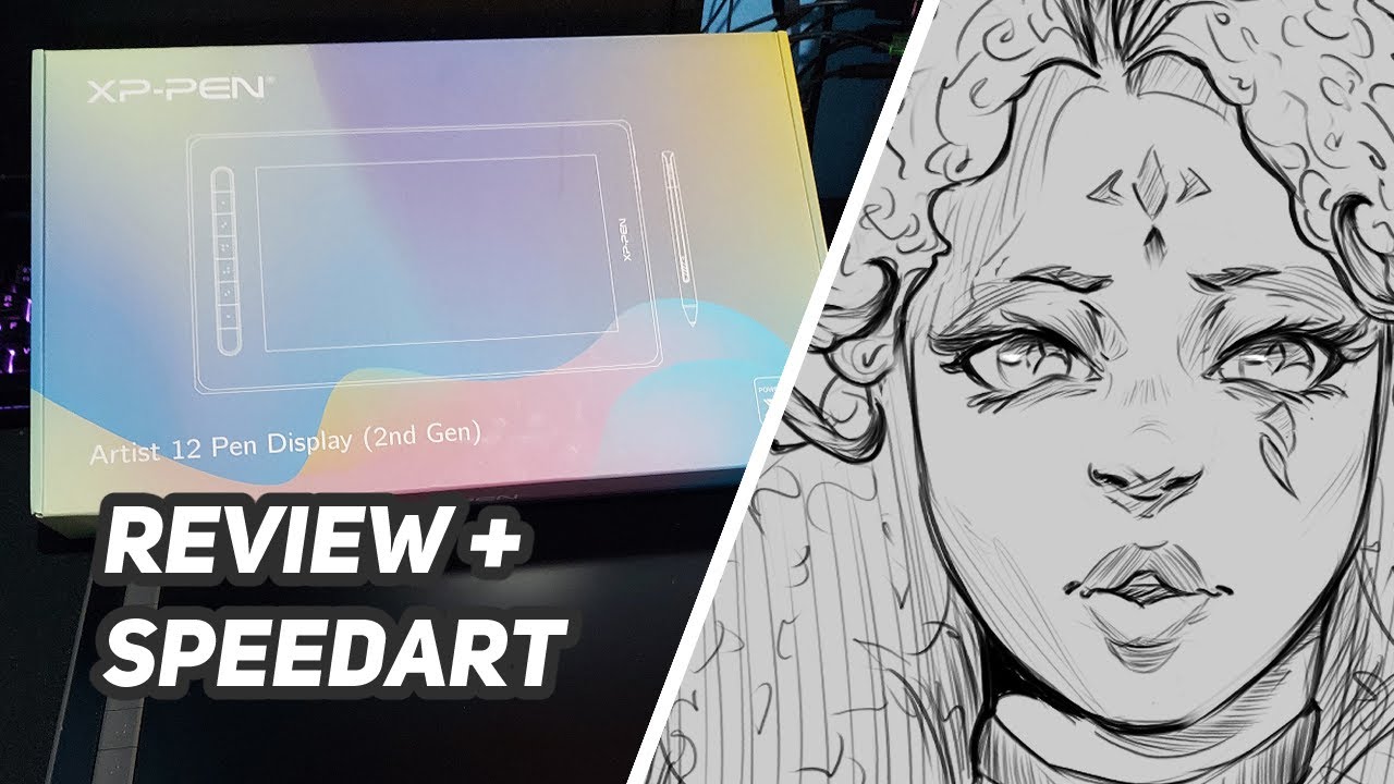 Como é desenhar numa PEN DISPLAY? - Review Artist 12 2nd - YouTube