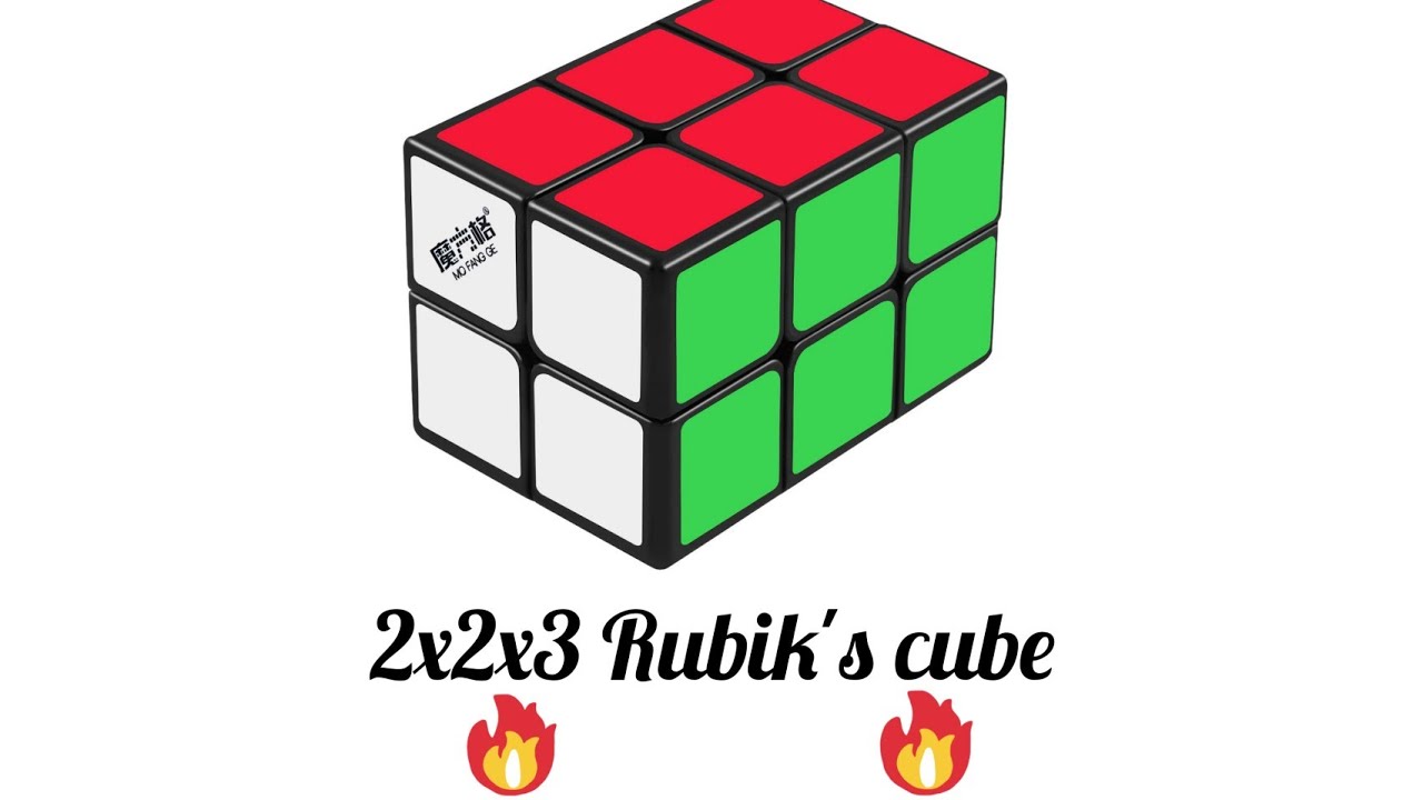 2x2x3 Rubik's Cube Tutorial - YouTube