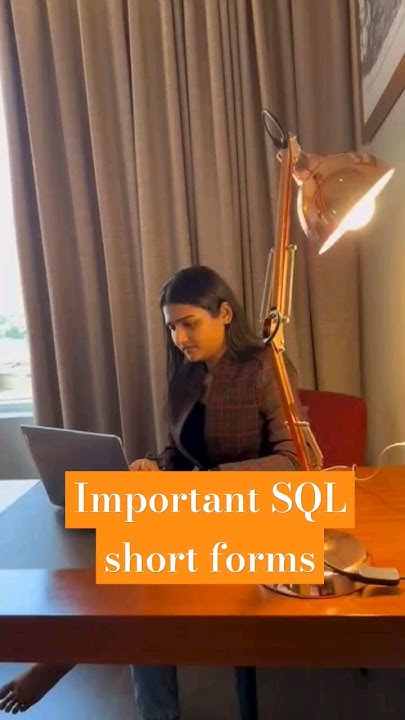 Important SQL short forms You must Know. - YouTube