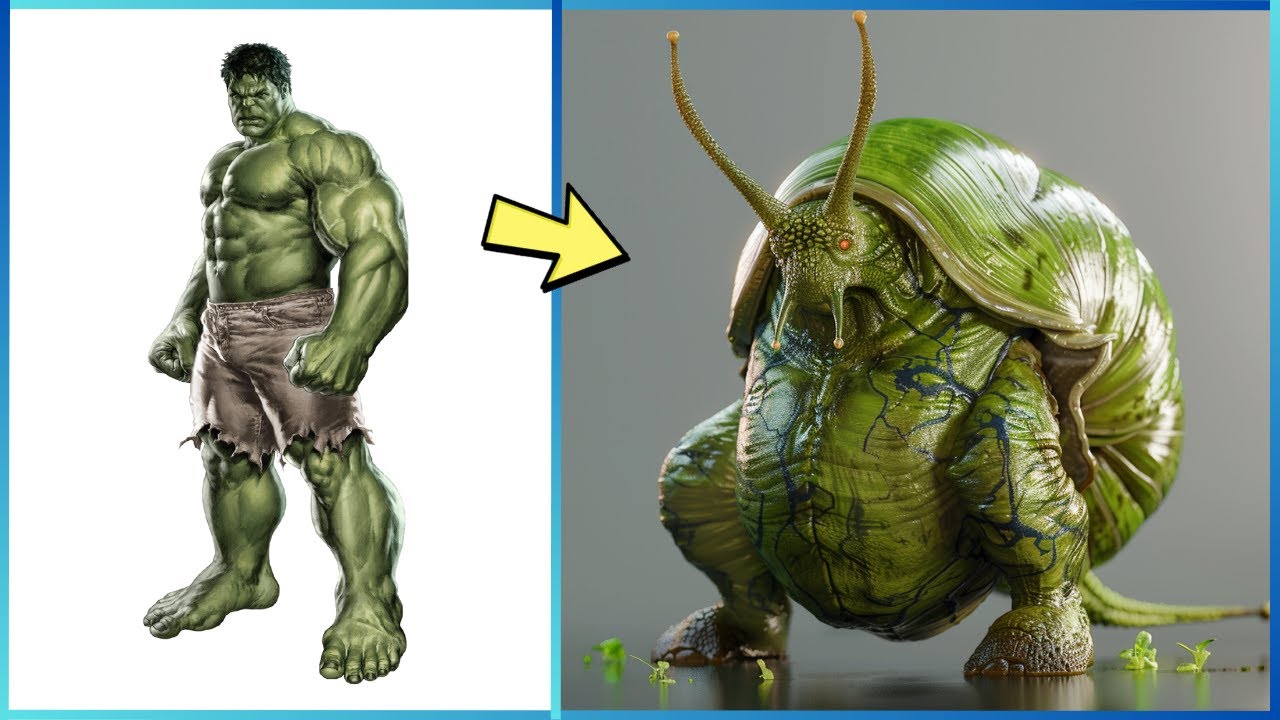 AVENGERS AS SNAIL VENGERS 🔥 ALL CHARACTERS (MARVEL & DC) 2024 - YouTube