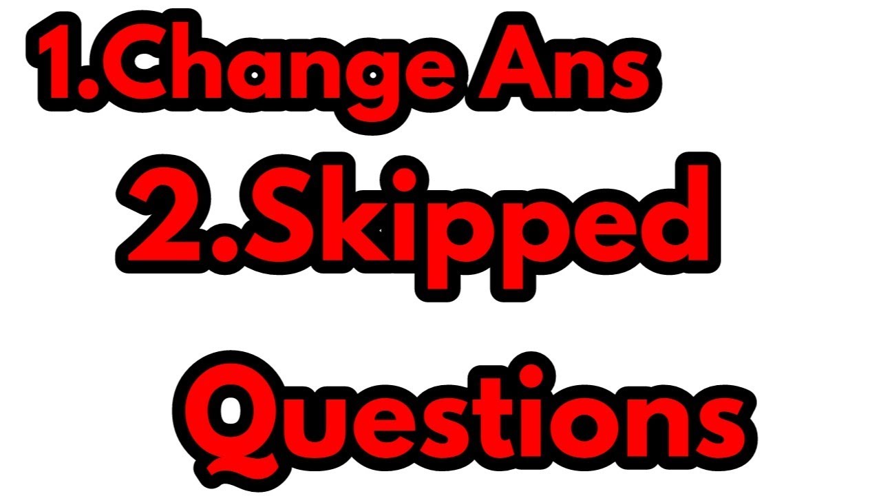 Skipped Questions MDCAT 2021|How to Attempt skipped questions|Skipped ...