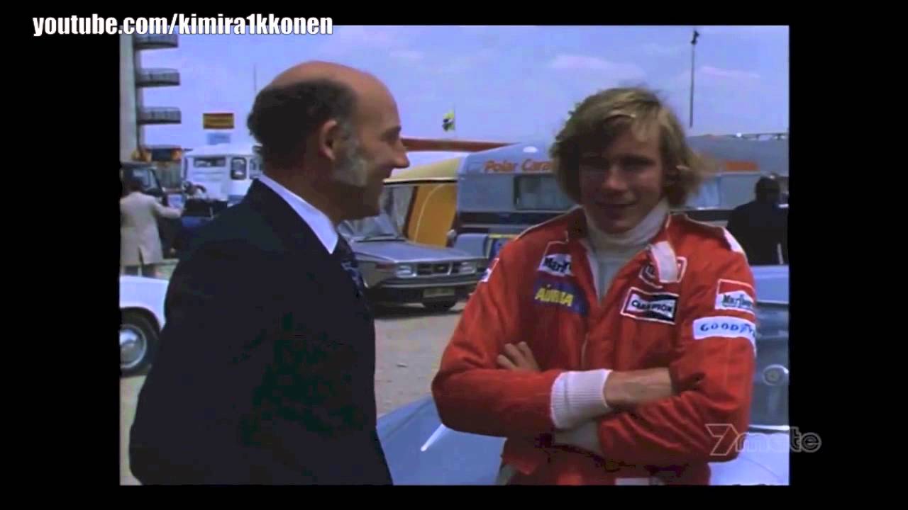 James Hunt and Kimi Raikkonen Comparison - YouTube
