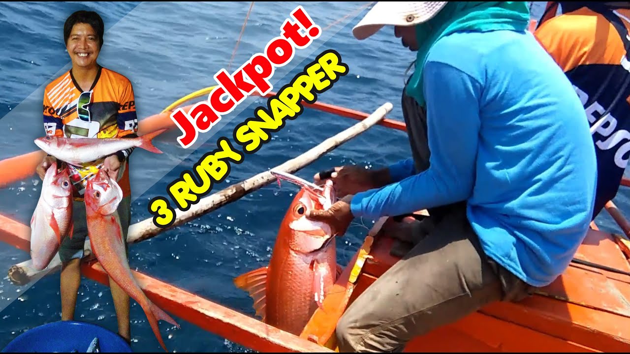 Catching 3 Ruby Snapper | Calapan City | Oriental Mindoro - YouTube