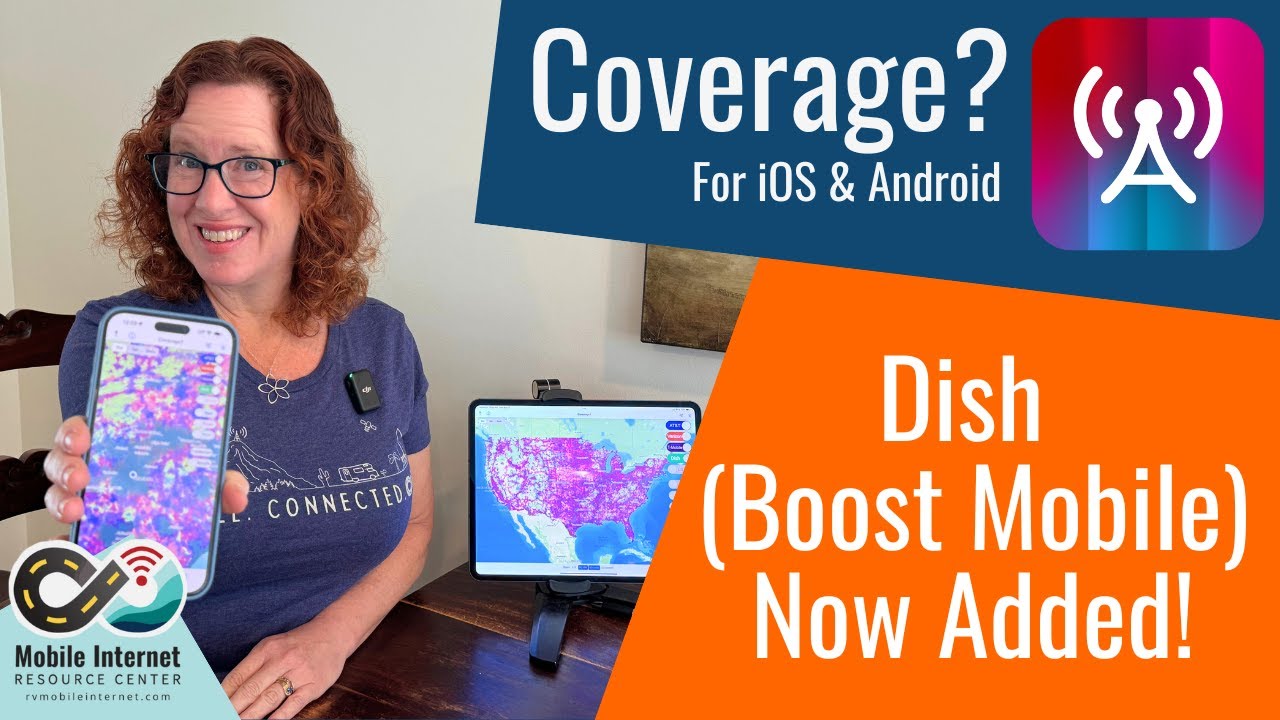 Dish (Boost Mobile) Maps added to Coverage? App for iOS & Android - YouTube