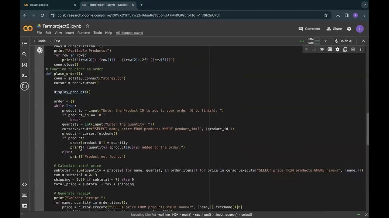 Term Project: Online Store Application - YouTube
