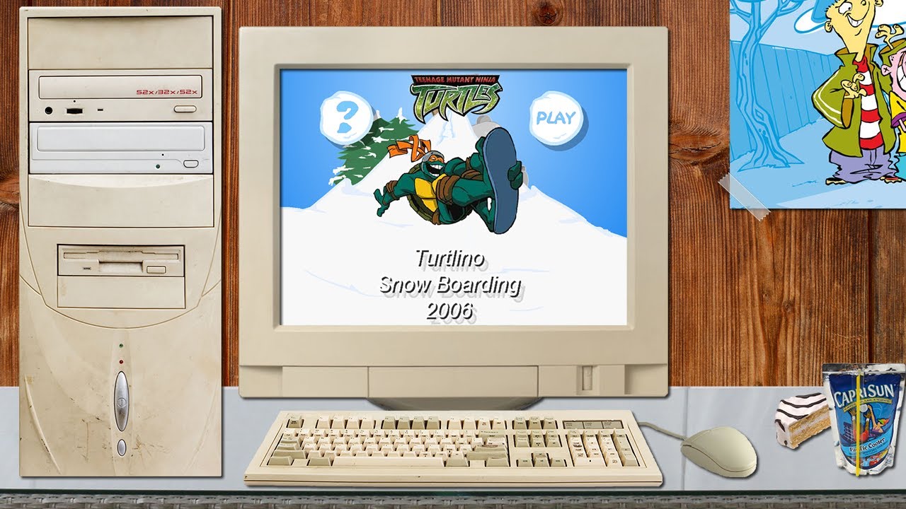 Teenage Mutant Ninja Turtles: Turtlino Snow Boarding | Flashback - YouTube