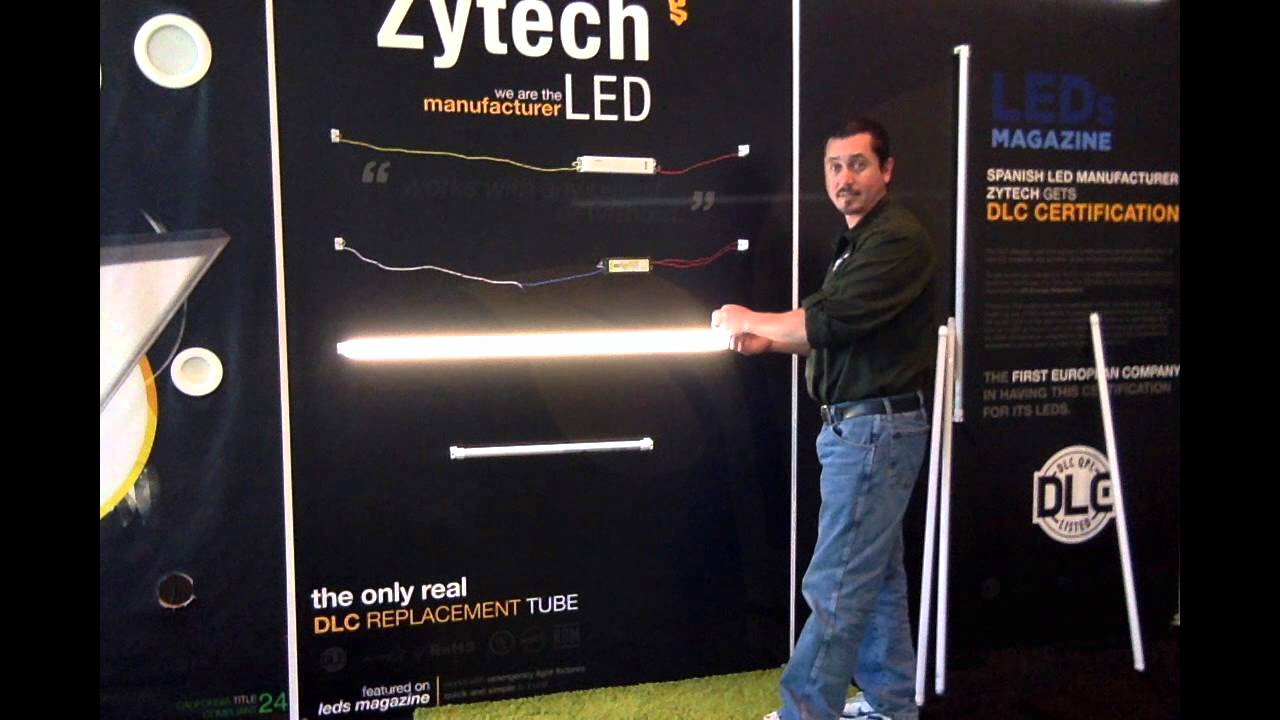 Zytech LED T8 All In One (English) Plug and Play - YouTube