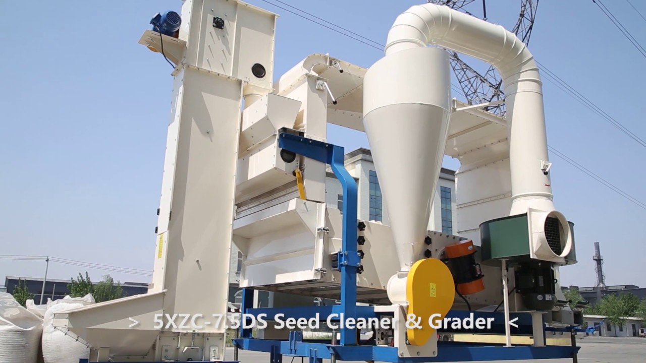 5XZC-7.5DS sesame chia quiona cumin grain bean seed cleaning machine ...