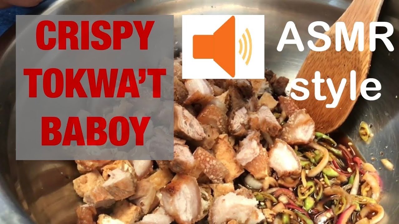 Crispy Tokwa’t Baboy ASMR - YouTube