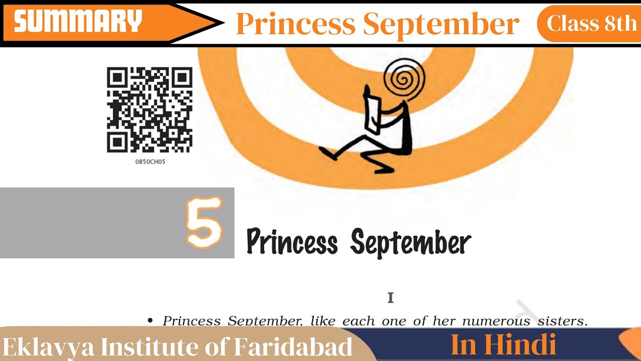 Ch-5|Princess September|Summary in hindi|Class-8|It so happened ...