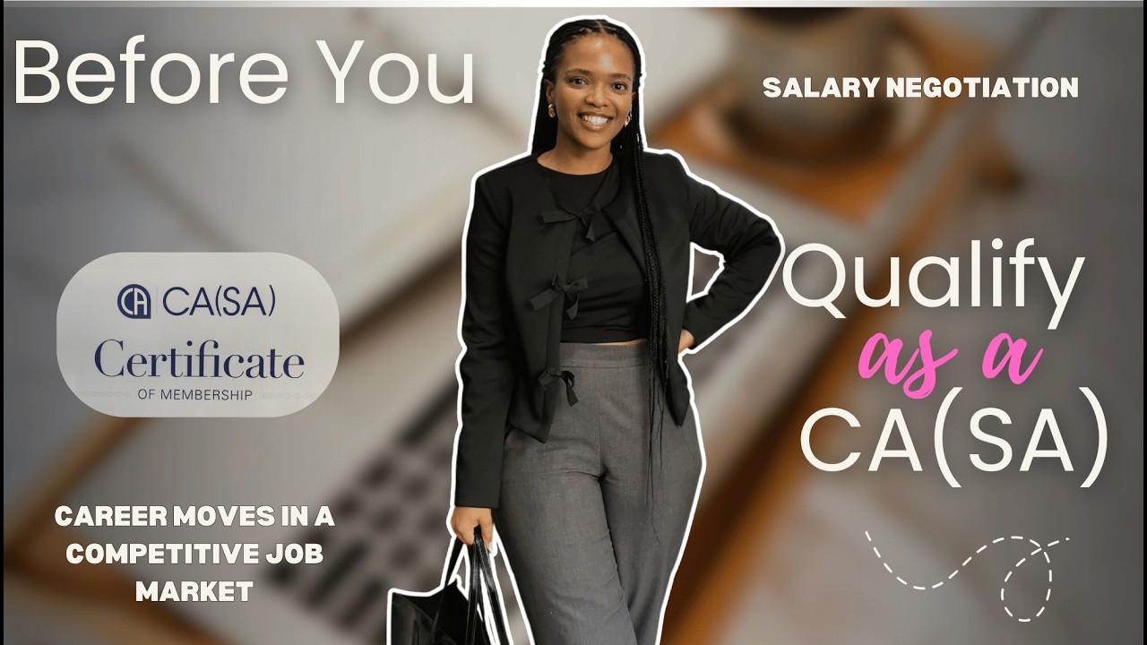 5 Things I Wish I Knew Before Qualifying as a Chartered Accountant - YouTube