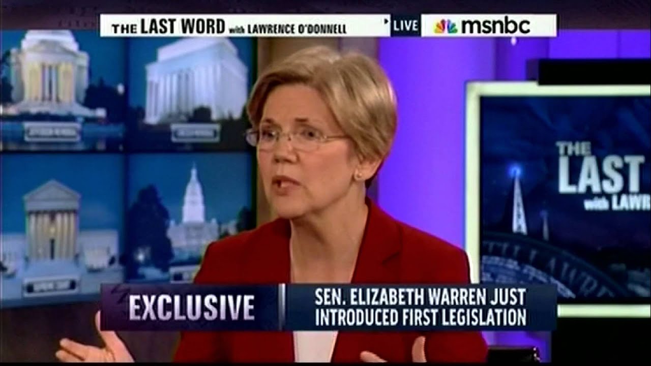 Sen. Warren on The Last Word with Lawrence O'Donnell - YouTube