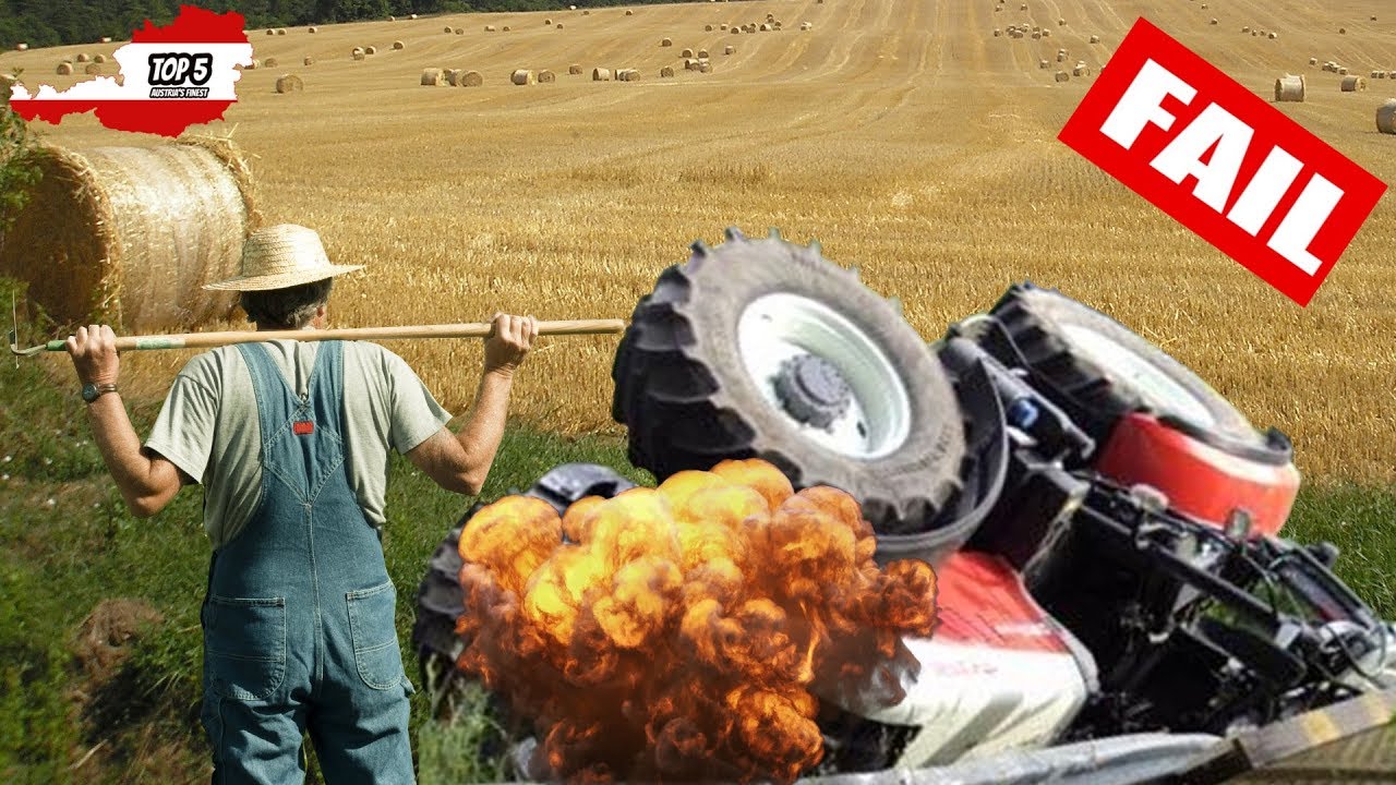 5 SCHWERE TRAKTOR UNFÄLLE (Unfall Fail Compilation 2017 Video) - YouTube