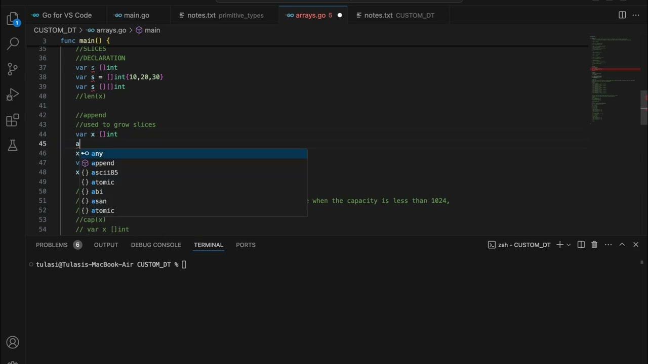 Slices in Go || Go Programming language #golang #golangtutorial #golanguage #coding - YouTube