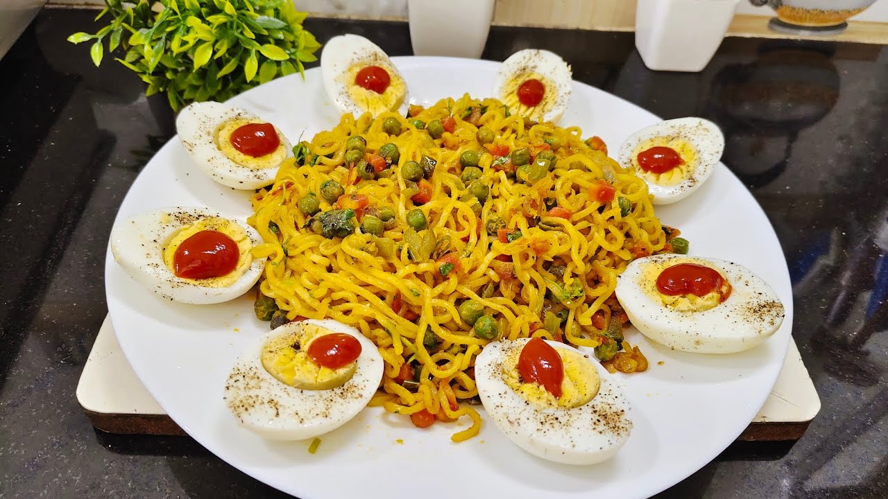 MASALA MAGGIE RECIPE | Vegetables Maggie Recipe | Easy and quick snack ...