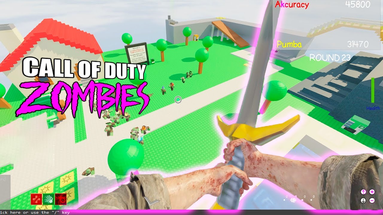 ROBLOX EN ZOMBIES | COD ZOMBIES CON PUMBA - YouTube