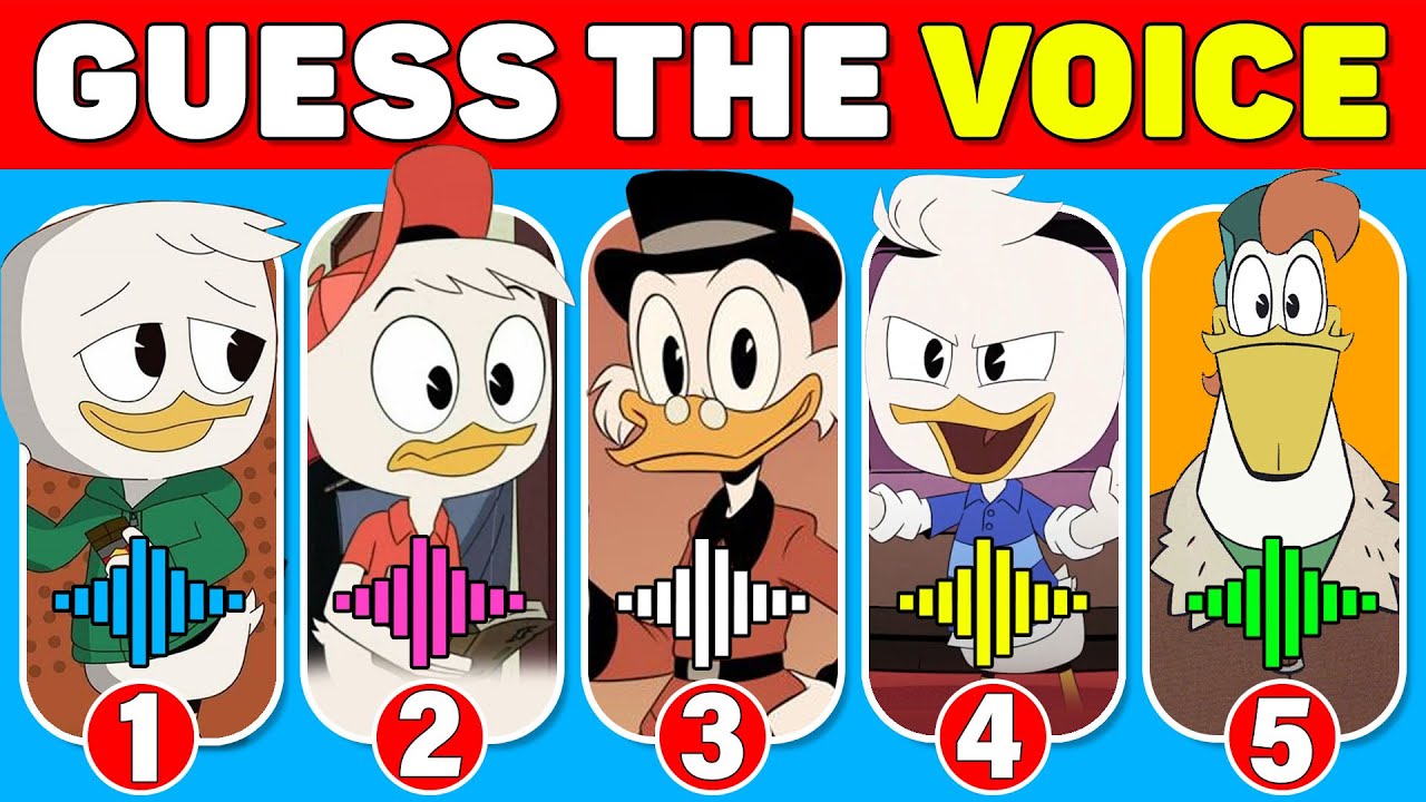Guess the DUCK TALES Characters by Their Voice - Quiz for Fans! - YouTube