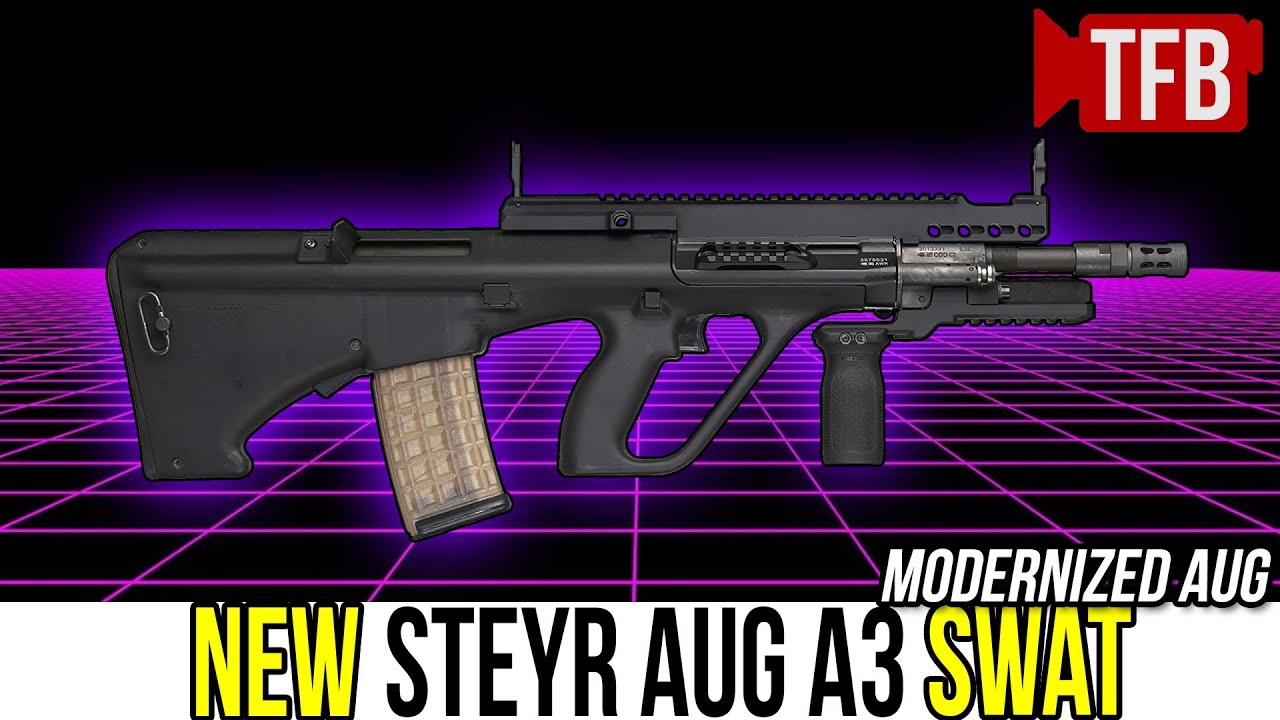 NEW Steyr AUG A3 SWAT: Coming to the USA? [IWA 2022] - YouTube
