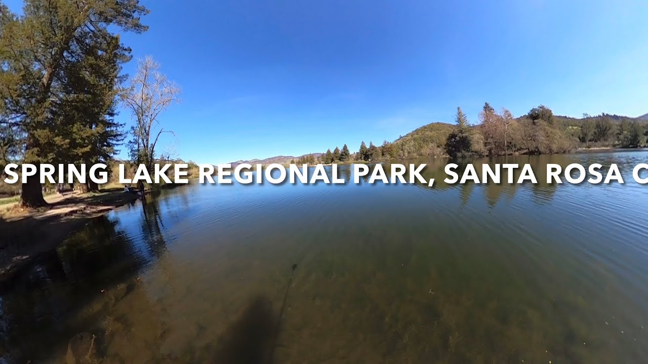 walk around Spring lake, Santa Rosa, Ca - YouTube