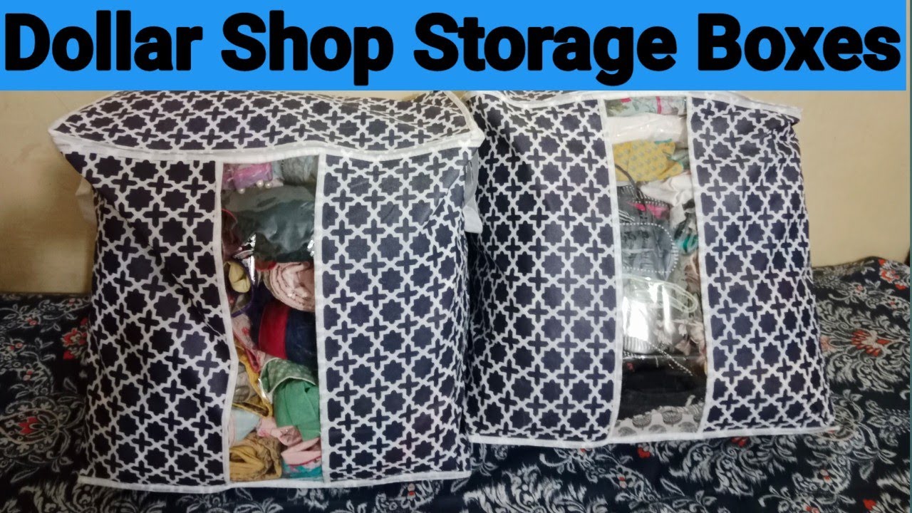 Dollar shop Storage boxes reveiw/superb quality to store your stuffings ...