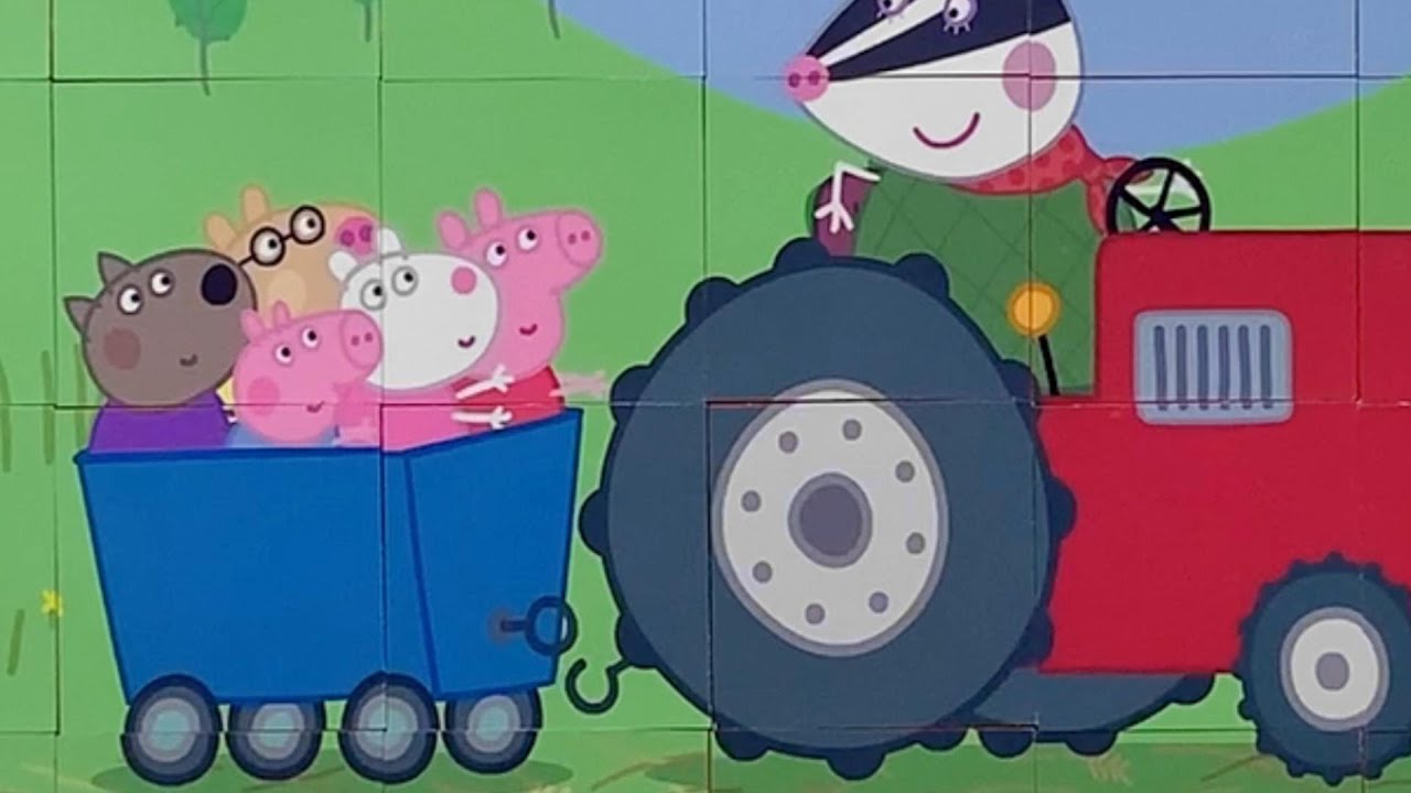 The Tractor | Peppa Pig | Puzzle for kids and for fun | Puzzle Lovers ...