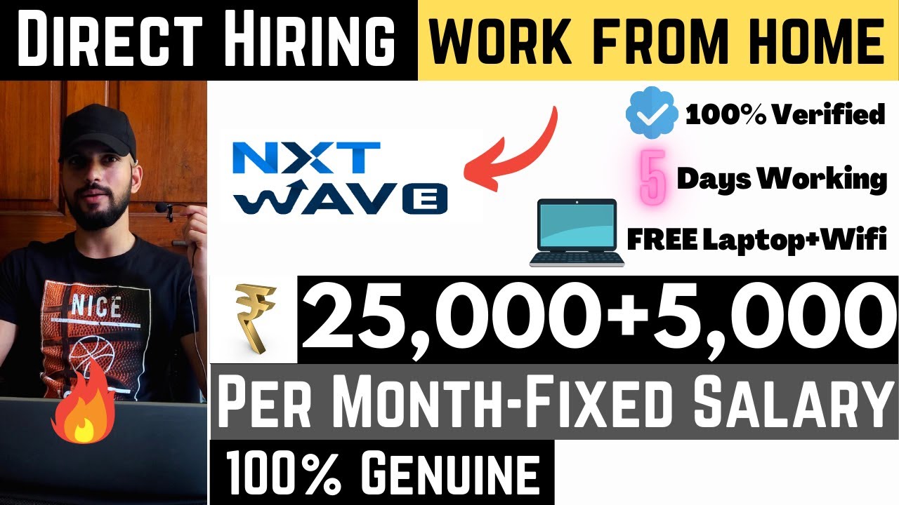 NXT Wave Work From Home Jobs 2022 | Free Laptop+Wifi For Work - YouTube