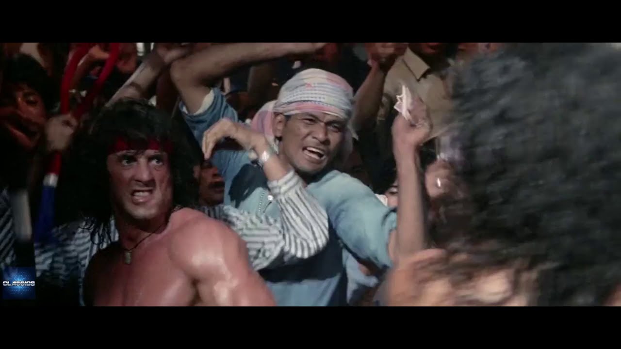 Rambo 3 1988 - Stick fighting - YouTube