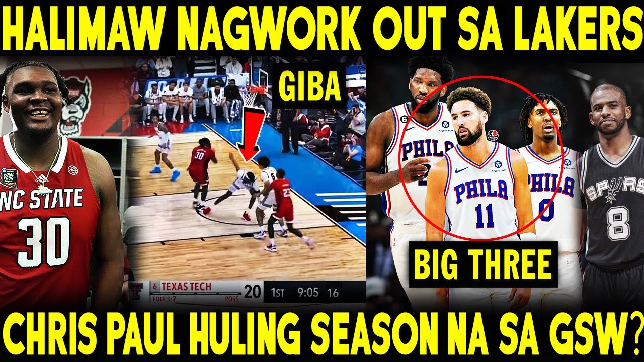 HALIMAW SA COLLEGE! NAG WORK OUT SA LAKERS! CP3 HULING SEASON NA SA GSW ...