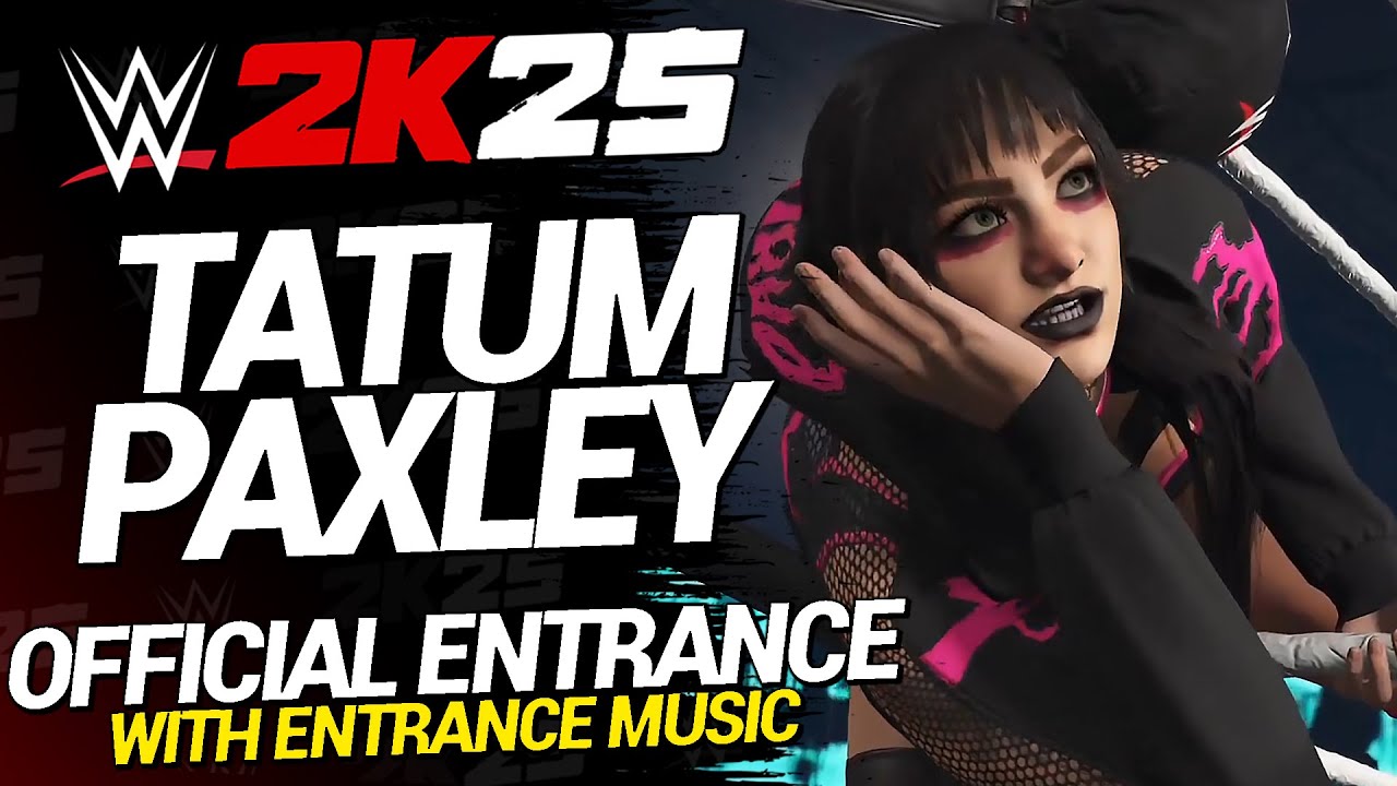 WWE 2K25: Tatum Paxley Full Official Entrance! - YouTube