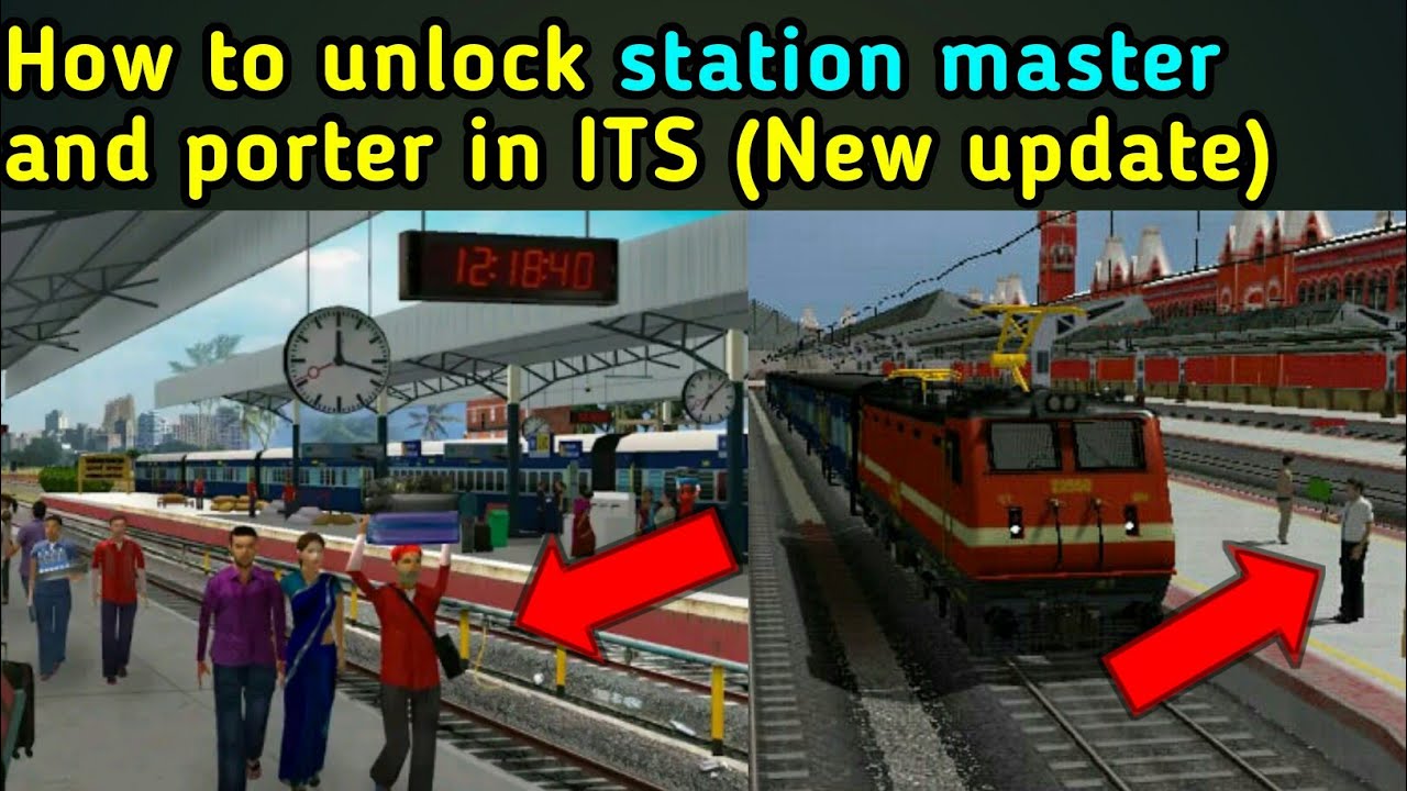 How to unlock station master and porter in Indian train simulator ...