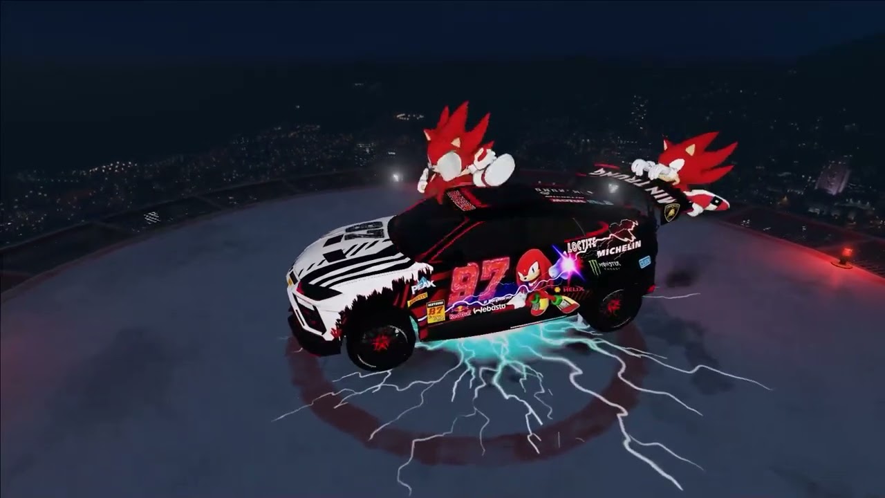 Lamborghini Urus Sonic 3d Livery + Animation - YouTube