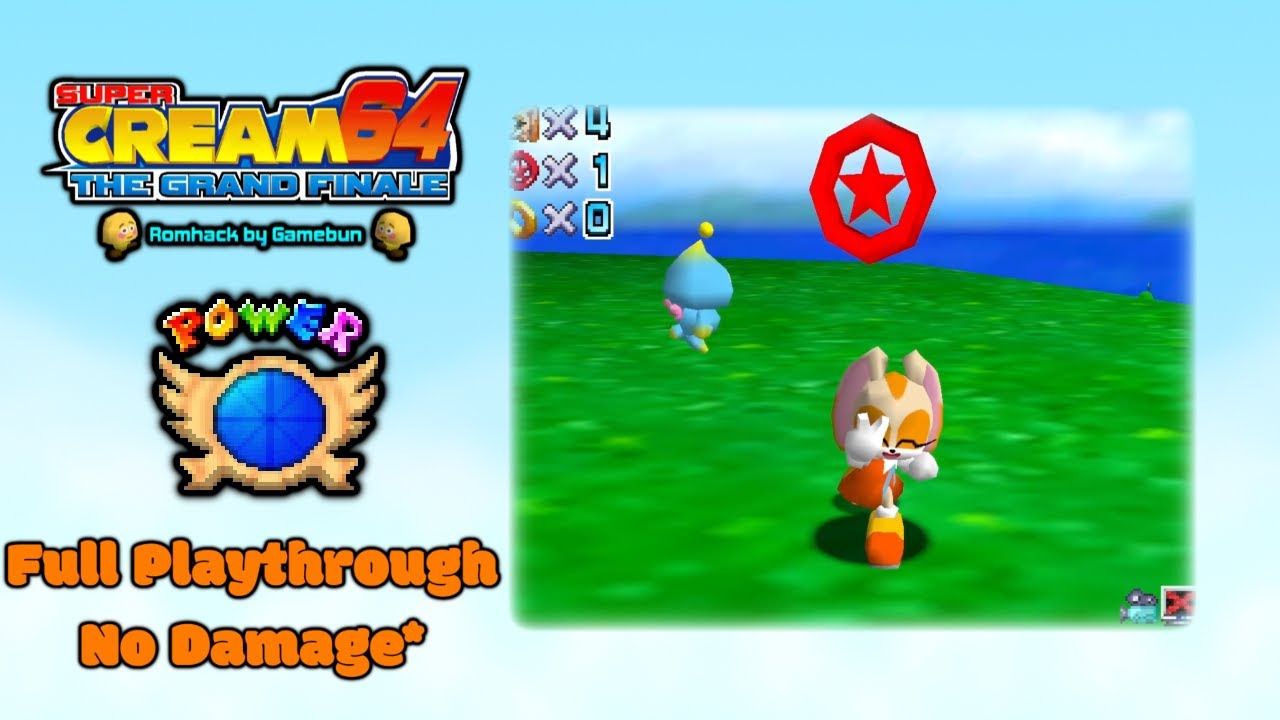 【Super Cream 64】No Damage* | Full Playthrough | No Commentary - YouTube