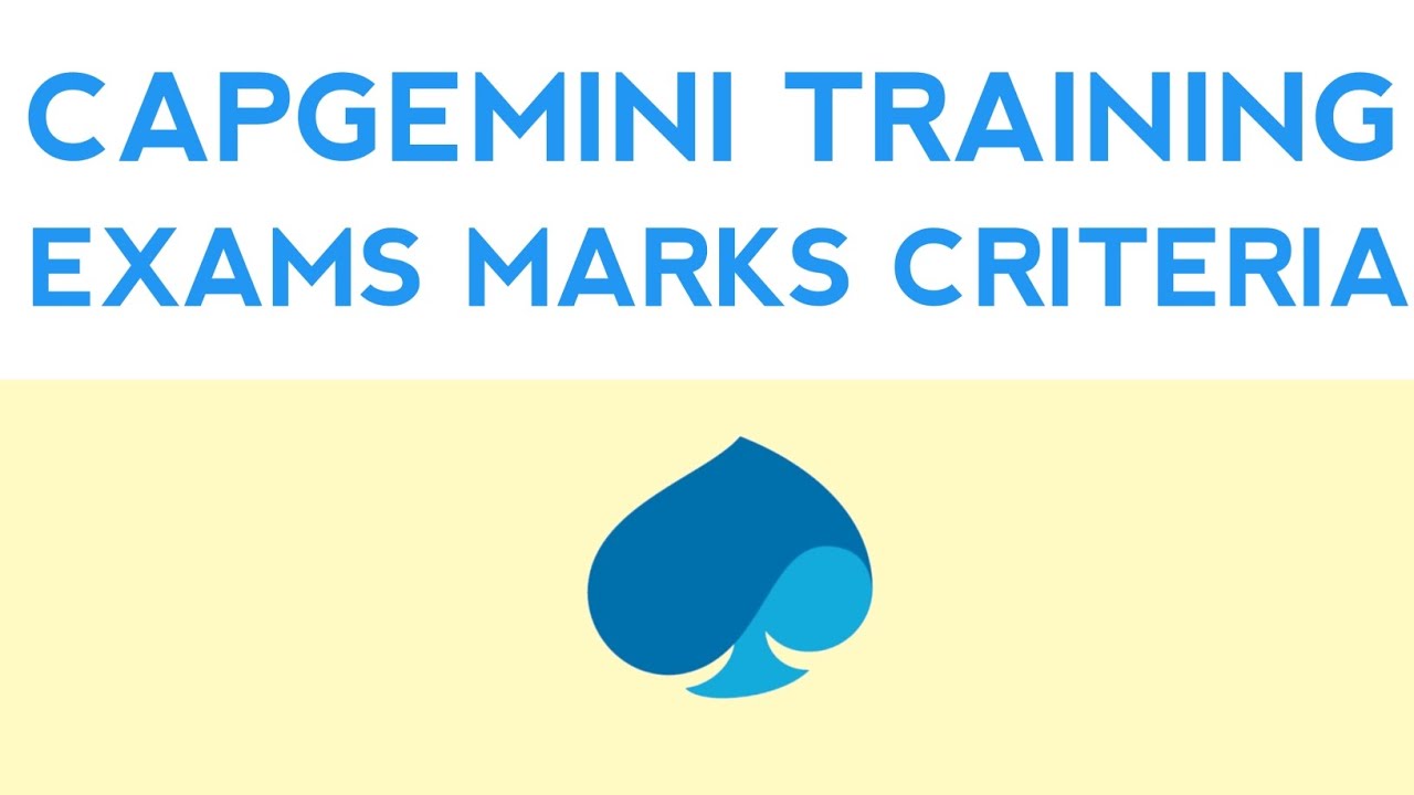 Capgemini Training Exams Marks Criteria #capgemini #capgeminitraining ...