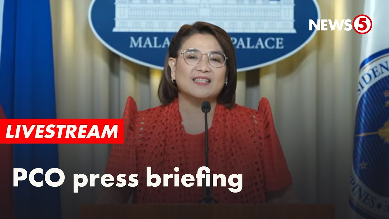 LIVE | Presidential Communications Office holds press briefing - YouTube