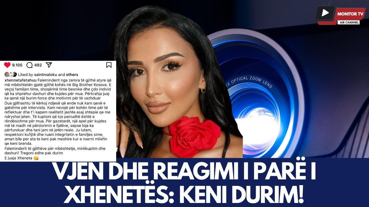 LAJM I FUNDIT:Xheneta Fetahu bën reagimin e saj të parë në publik,ja ...