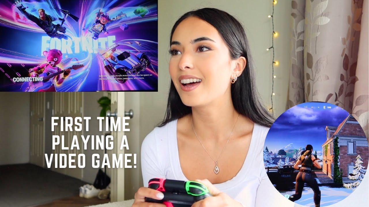 PLAYING FORTNITE FOR THE FIRST TIME EVER (using switch) - YouTube