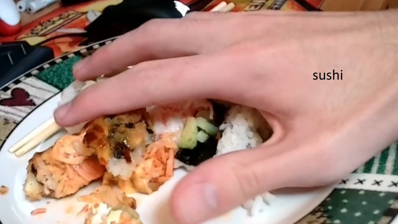 Chugging Sushi - YouTube
