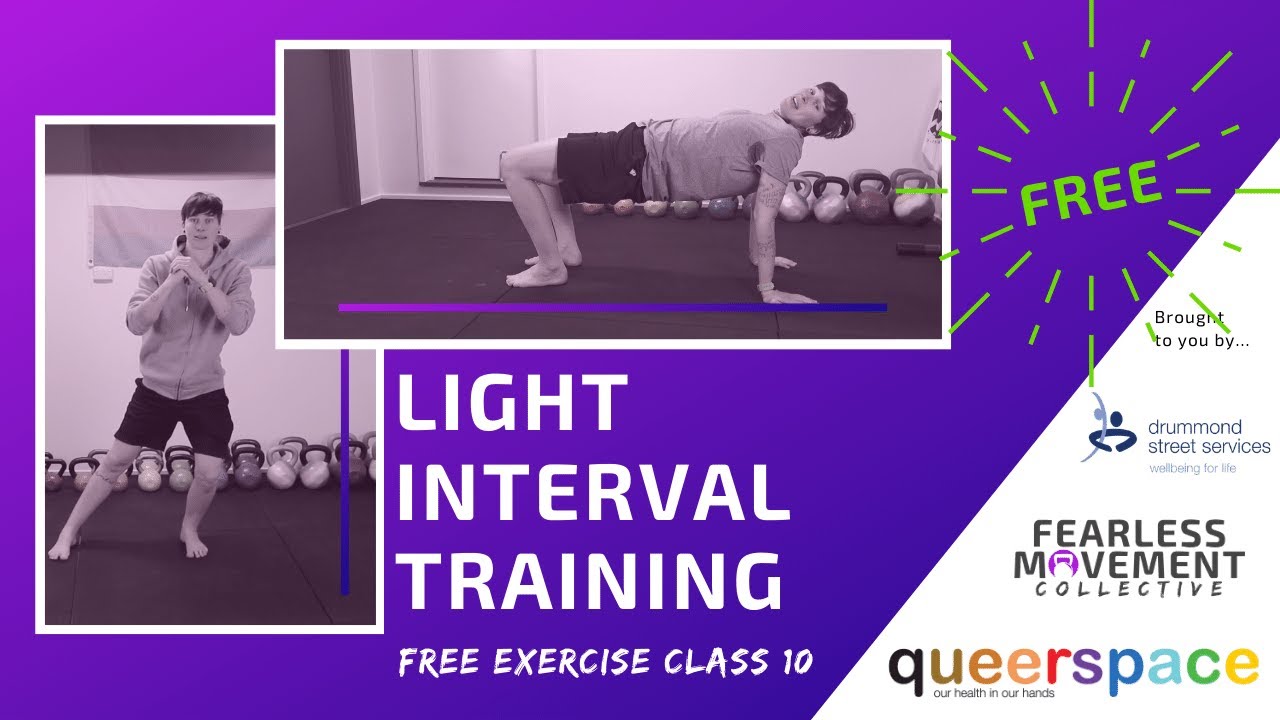 Free Exercise Class 10 - Light Interval Training - YouTube