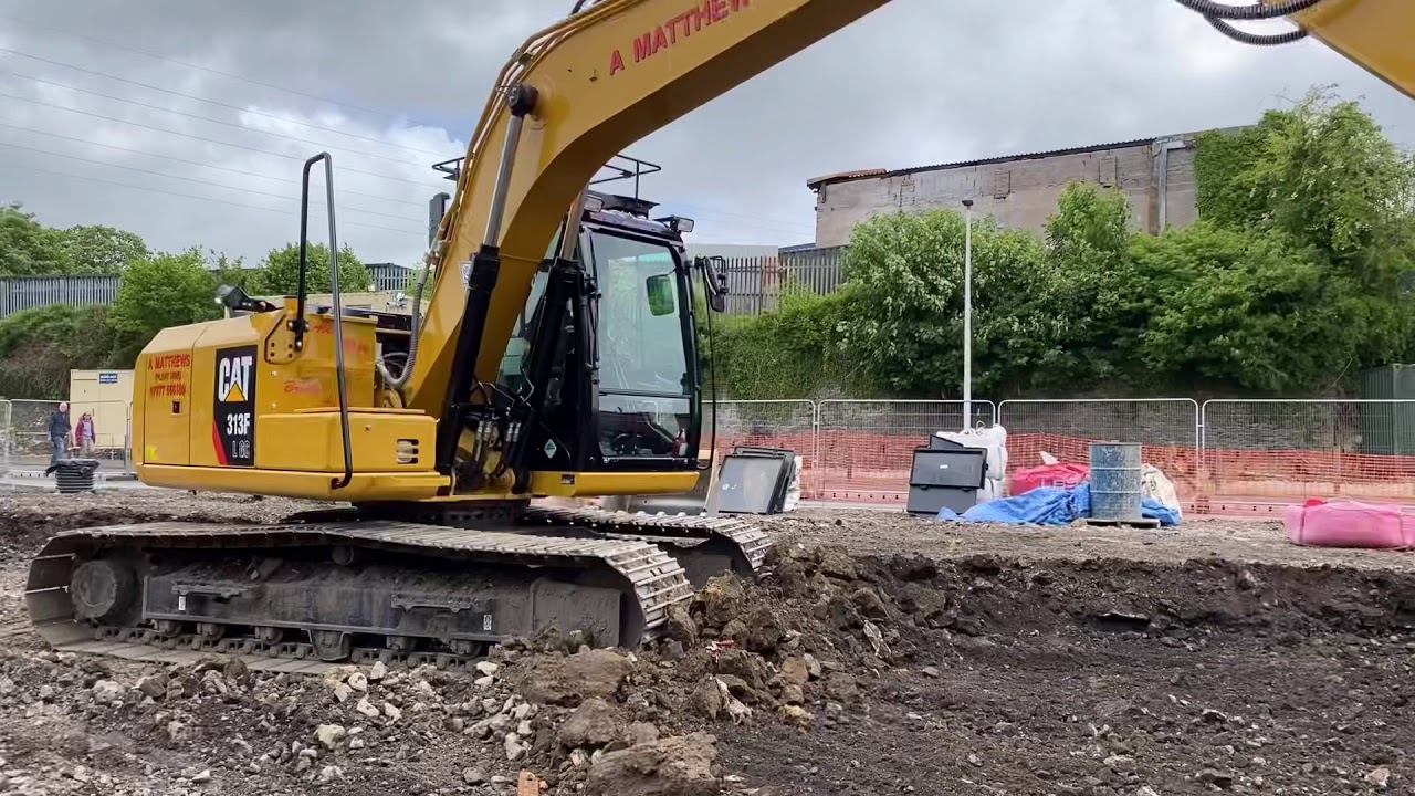 Andrew Matthews Owner/Operated Cat 313F L GC - YouTube