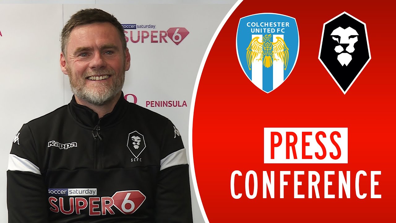 🎙 PRESS CONFERENCE | Graham Alexander on Colchester United - YouTube