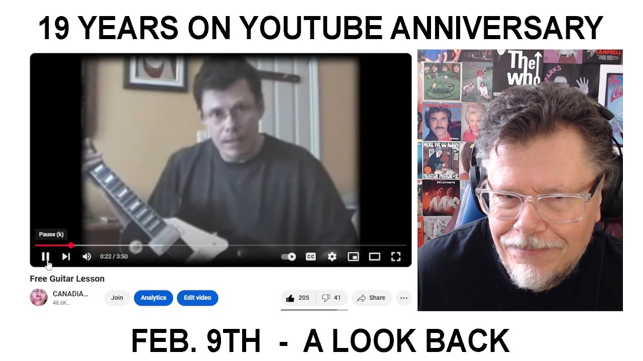 19 YEARS ON YOUTUBE ANNIVERSARY FEB. 9TH - A LOOK BACK - YouTube