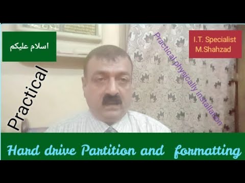 Computer hardware||Practical Hard drive Partition and formatting - YouTube
