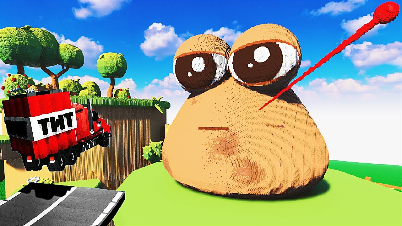 Pou LVL 1 vs Cars ! Teardown - YouTube