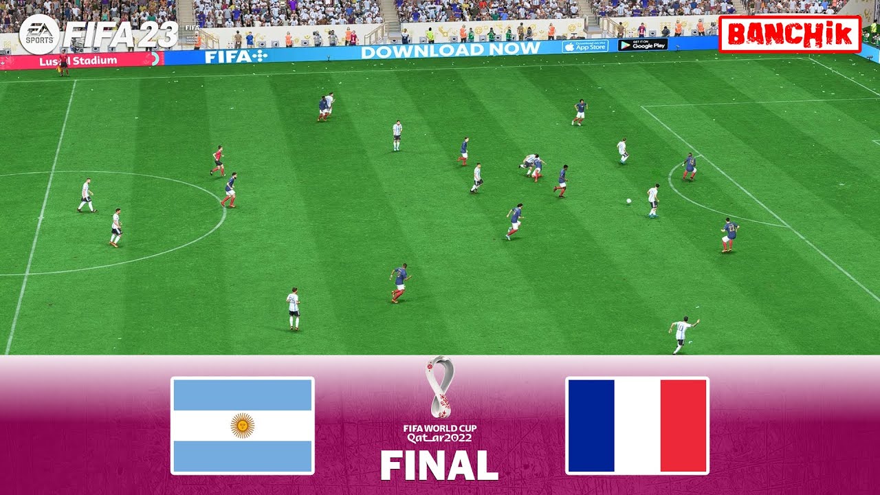 FIFA 23 - Argentina vs France - Final FIFA World Cup Qatar 2022 - Full ...