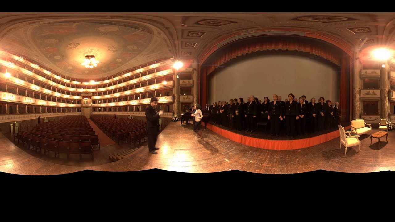 Opera Choir Rehearsal in Modena, Italy in 360º - YouTube