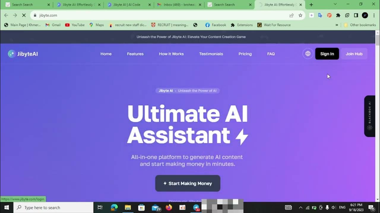 Jibyte AI Convert text to code all language - YouTube